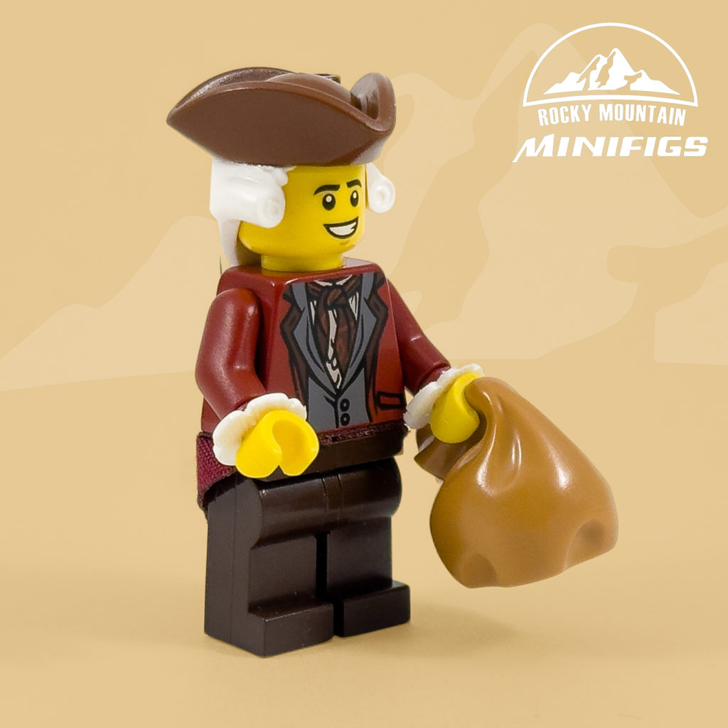Revolutionary War Male Colonist With Dark Red Jacket And Scarf ...