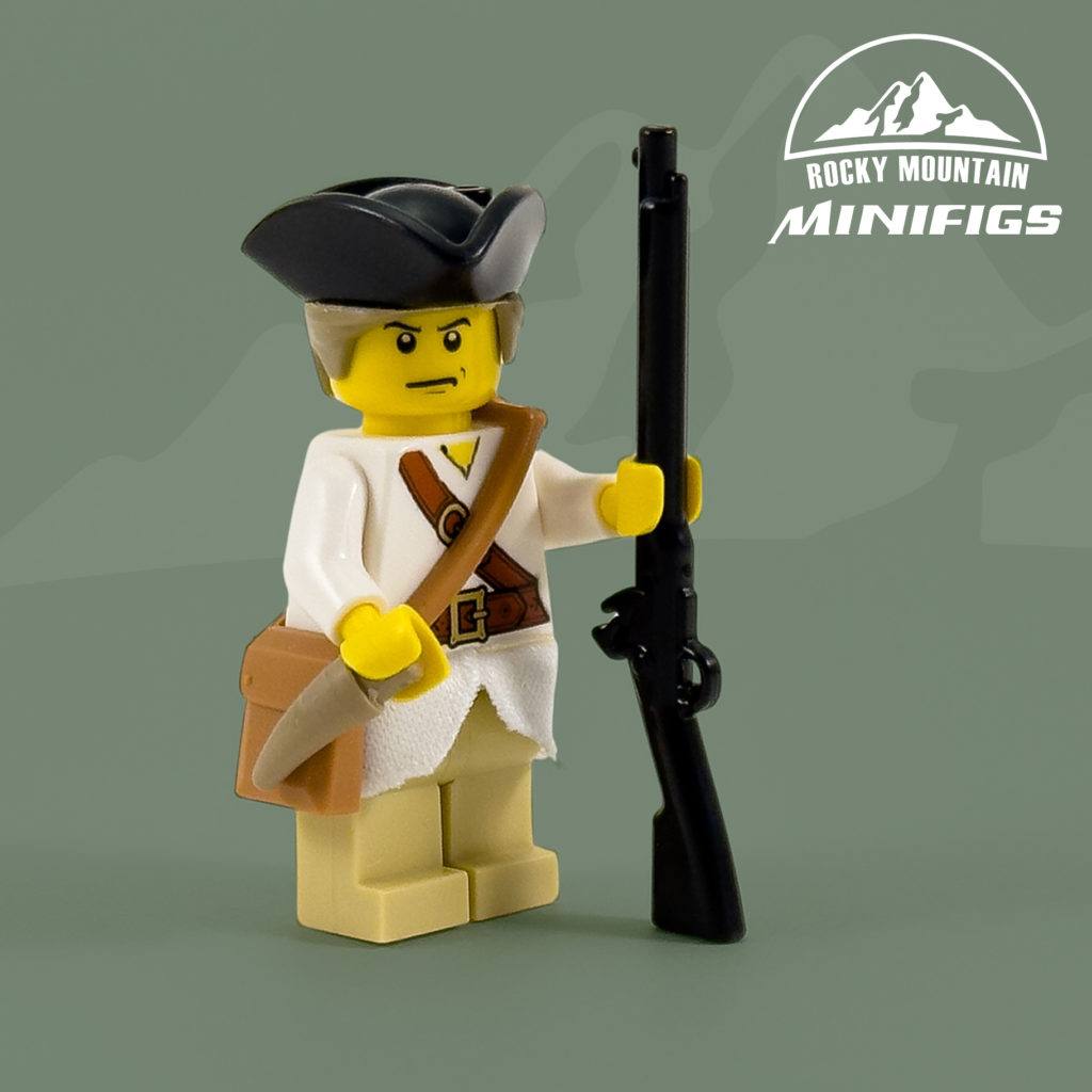Revolutionary War Colonial Minuteman Minifigure - Rocky Mountain Minifigs