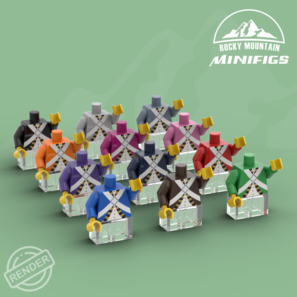 Dual-Mold Legs with Boots - Rocky Mountain Minifigs