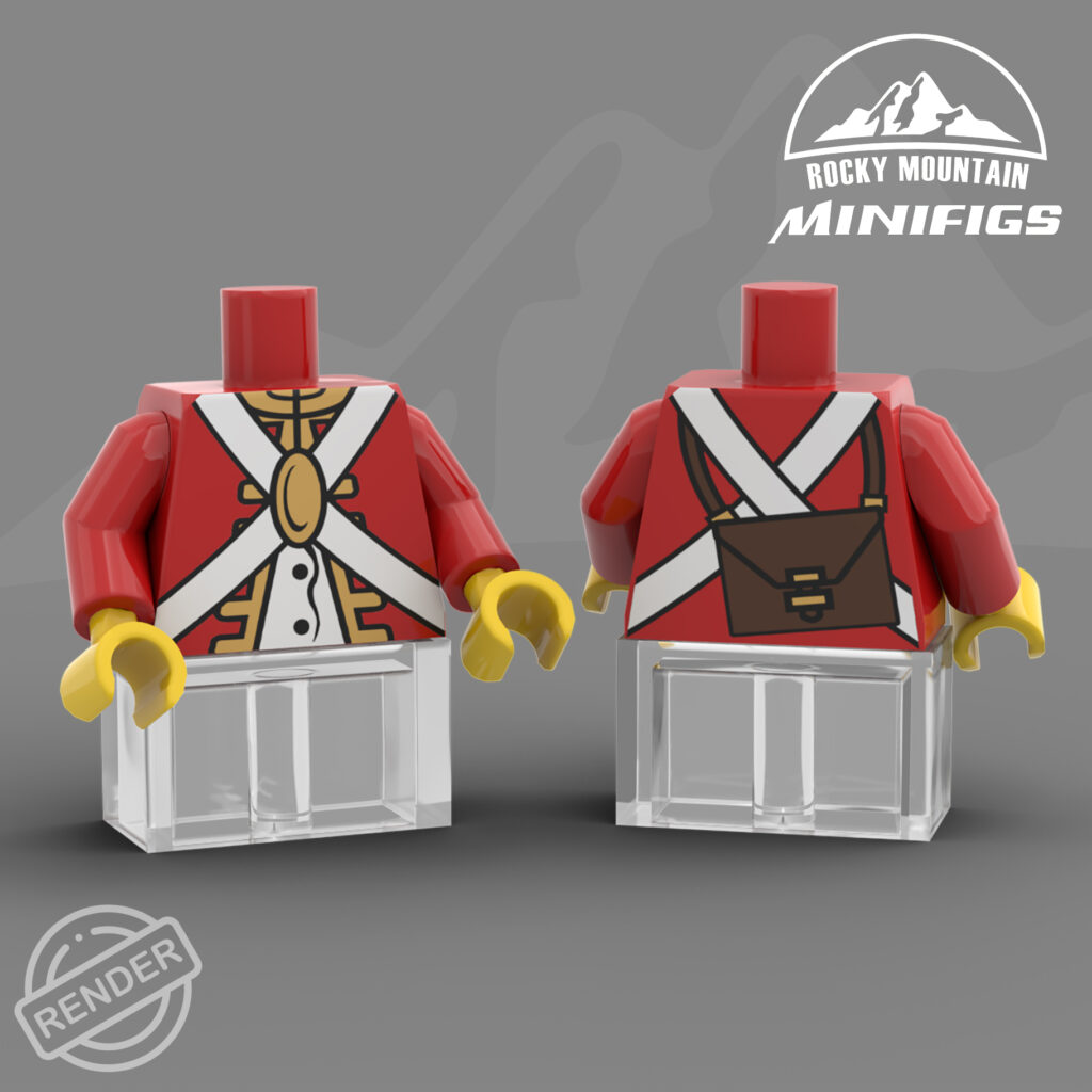 Full Color Classic Pirates Imperial Soldier II Torso - Rocky Mountain ...