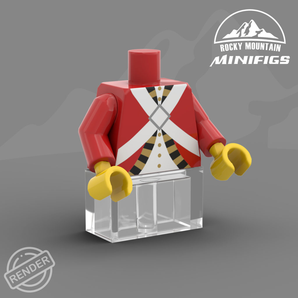 Full Color Classic Pirates Imperial Guard Soldier Torso - Rocky ...
