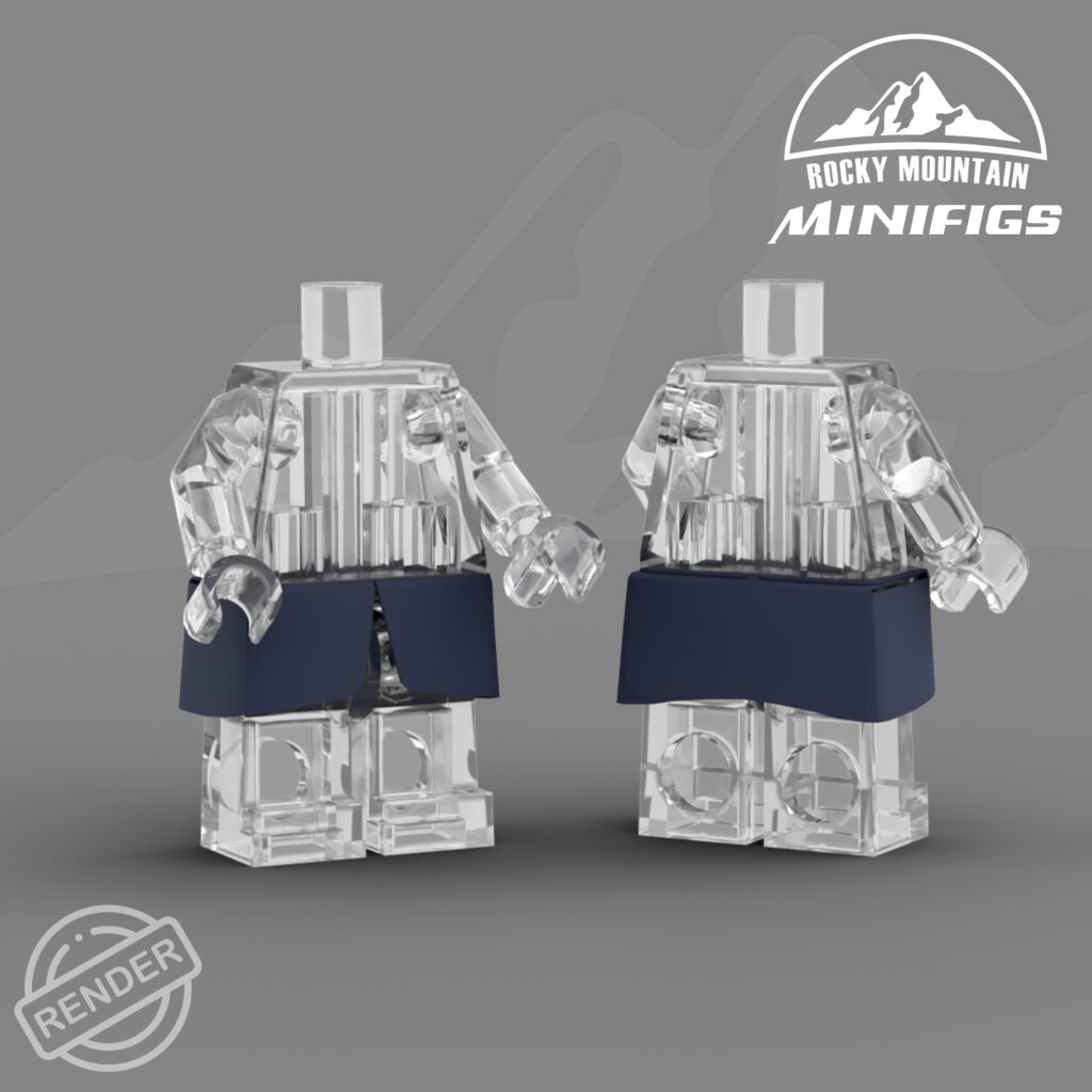 Civil War Frock Coat Minifigure Cloth Shell Jacket Bottom - Rocky ...