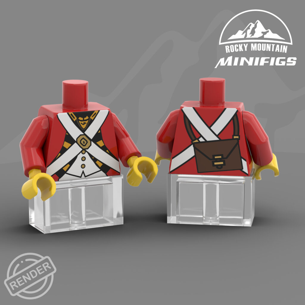 Full Color Imperial Navy Marine Torso - Rocky Mountain Minifigs