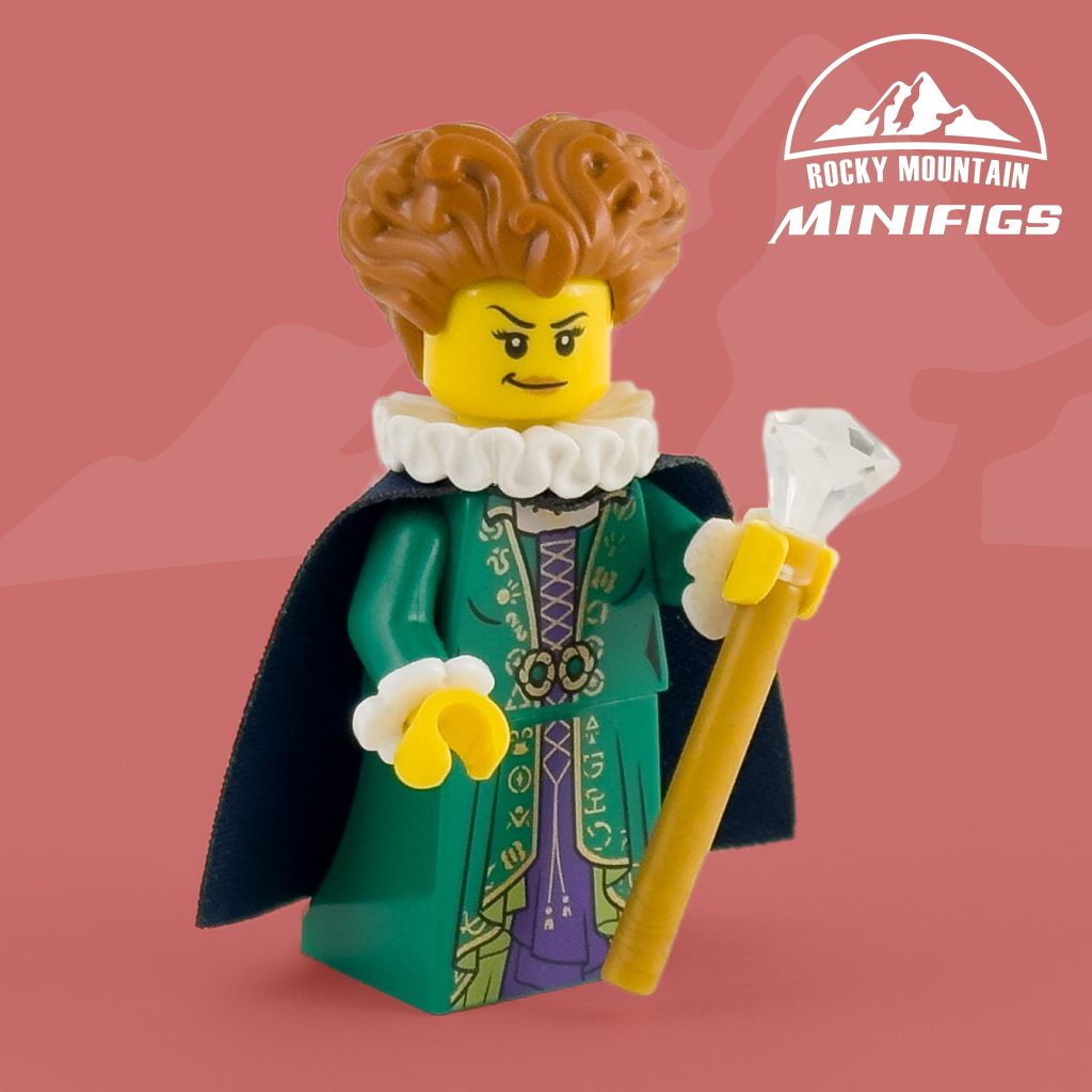 Elizabethan English Queen Elizabeth Minifigure - Rocky Mountain Minifigs
