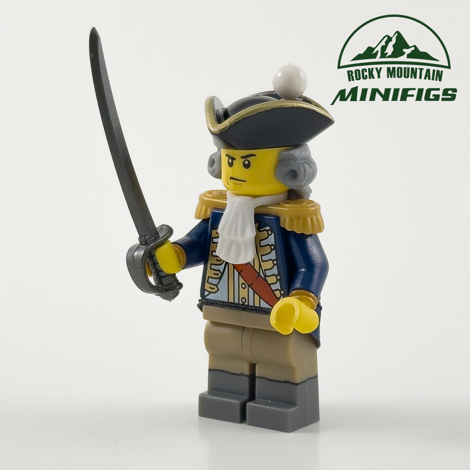 Revolutionary War Colonial Continental Major General with Red Sash ...