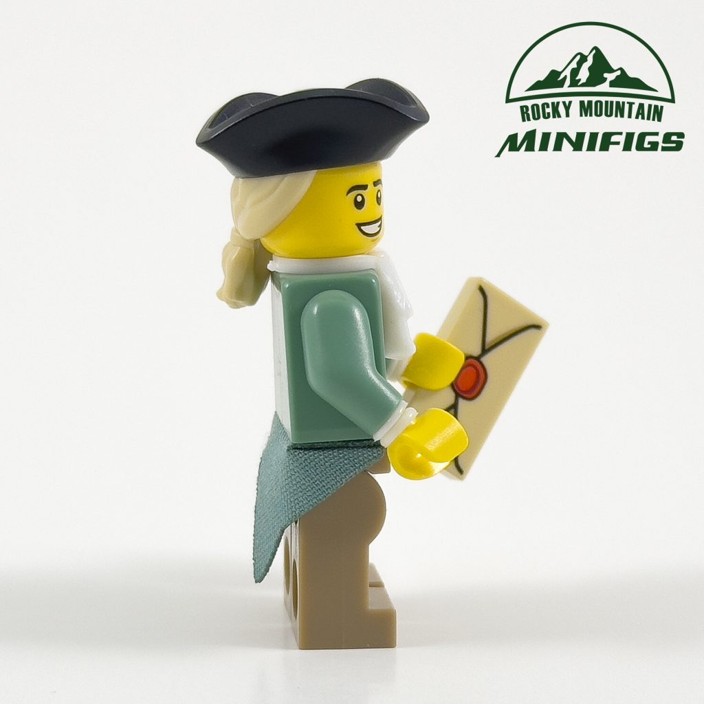 Revolutionary War Male Colonist With Sand Green Jacket Minifigure ...
